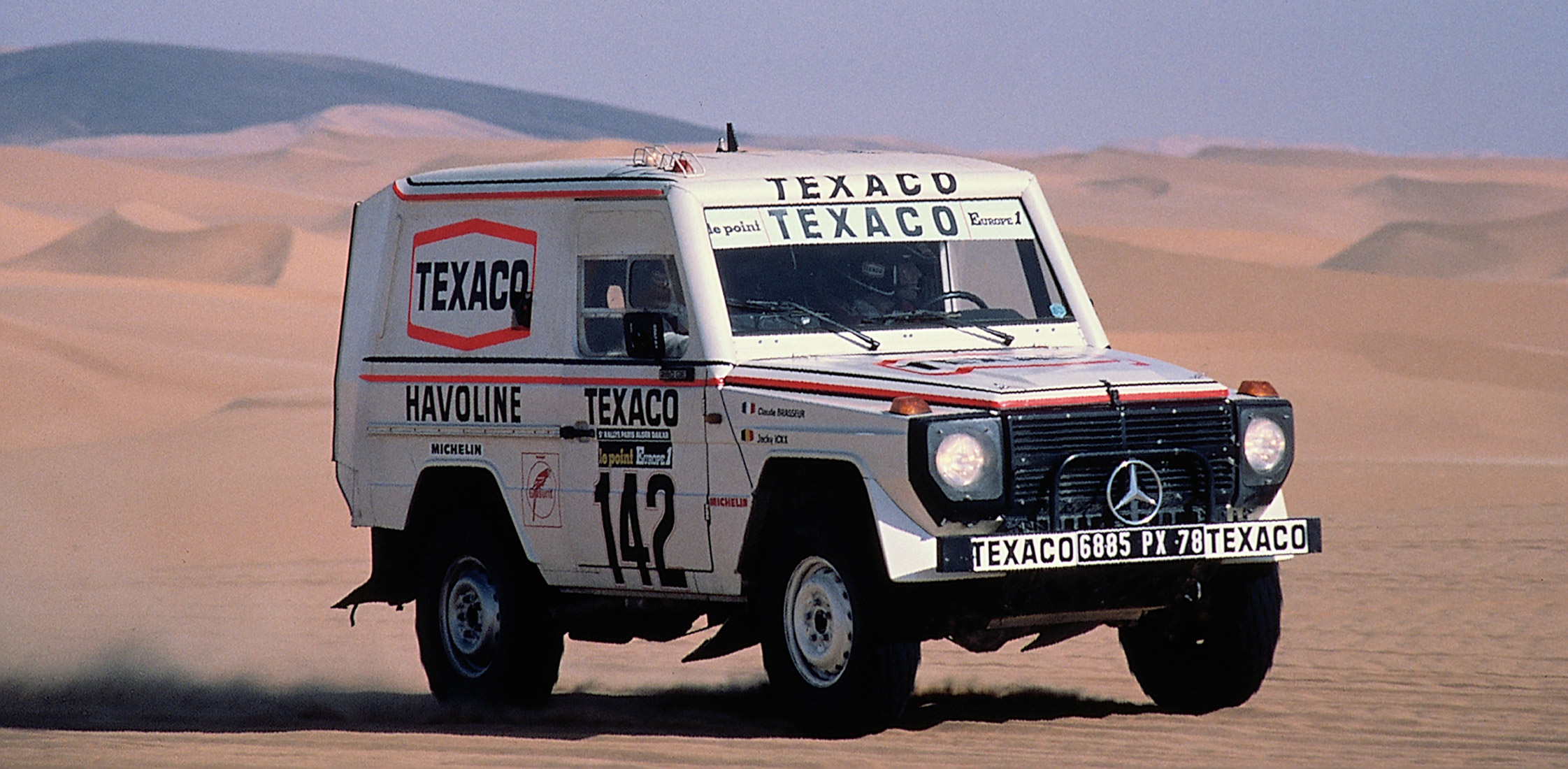 Hace 40 años, Mercedes-Benz triunfó en el Dakar con el Mercedes-Benz ...
